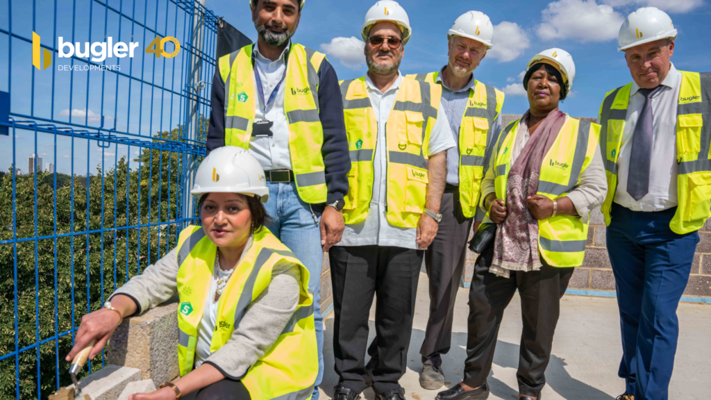 Mayor Fiaz leads Topping Out Ceremony at Plashet Road