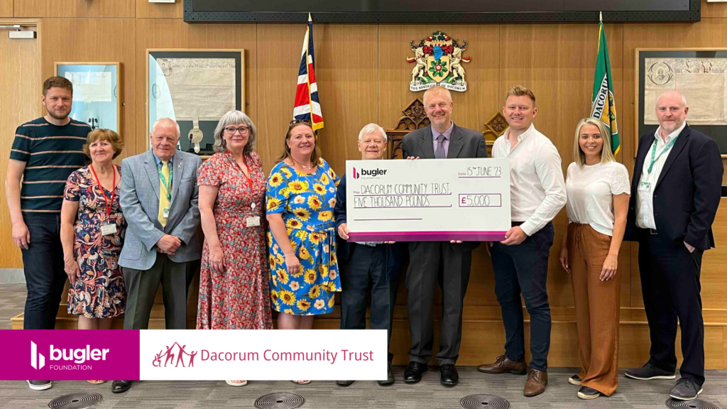 Bugler Foundation support Dacorum Community Trust